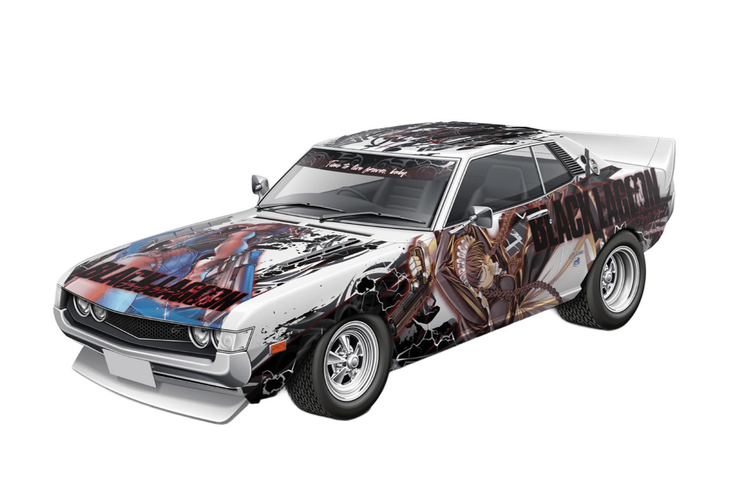 (C)広江礼威／小学館トヨタ自動車（株）監修中商品紹介 2002年に連載が開始されたスタイリッシュ＆ハードボイルド・ガンアクション漫画の“BLACK LAGOON”がザ☆チューンドカーシリーズに登場です！ ・アオシマオリジナルデザインのキャ...