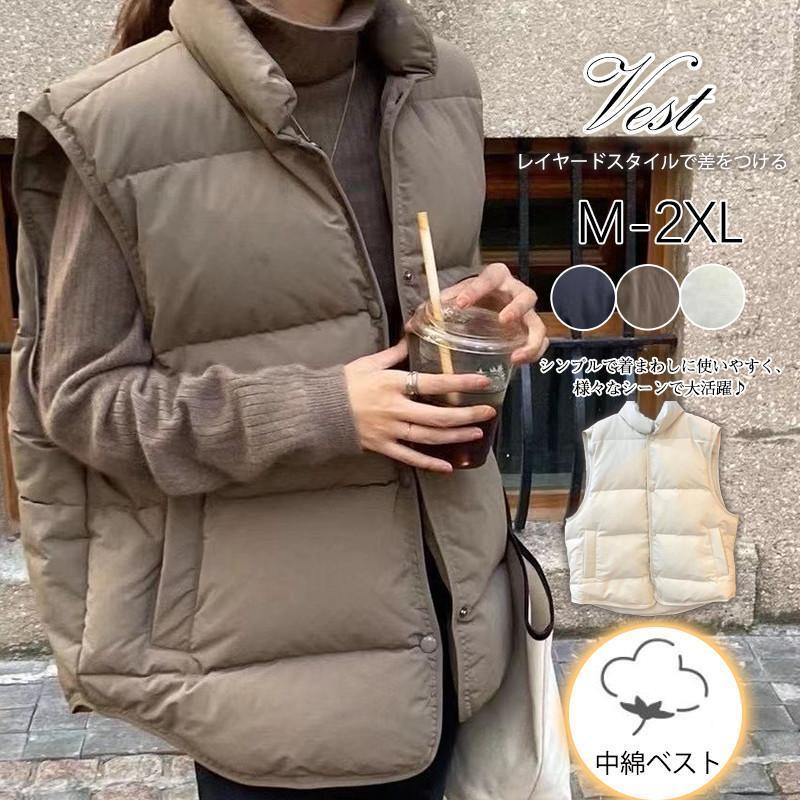商品詳細:カラー:/オフホワイト/コーヒー/ブラックサイズ:/M/L/XL/2XL-------------■商品説明◎暖かみがあり軽い着心地のベストを着ぶくれ感を抑えたすっきりシルエットでおつくりしました。◎暖かくて着回し力抜群だから秋冬...