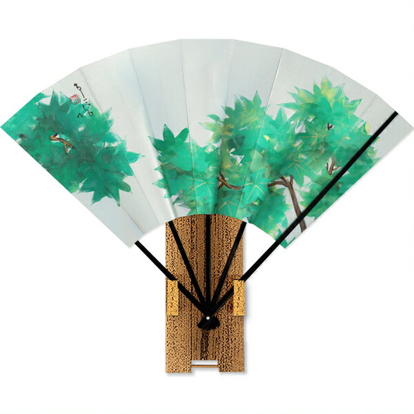 こちらは日本画や染色を学び、京友禅着物デザインに従事された作家、【河野 真治(こうの しんじ)】先生の作品です。 京扇子の伝統を今に伝える飾り扇、本格派の高級飾り京扇子です。 扇子の起源は木の板を閉じ合わせたものと伝えられていますが、その次...