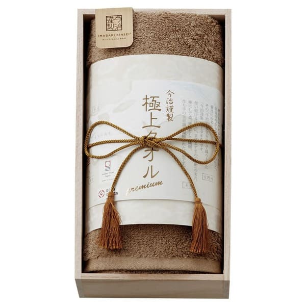 　　☆☆☆ 商品詳細 ☆☆☆ ●木箱／約275×145×90mm ●材質／綿100% ●内容／フェイスタオル（約340×800mm）×1 ●重量／約380g ●原産国／日本製