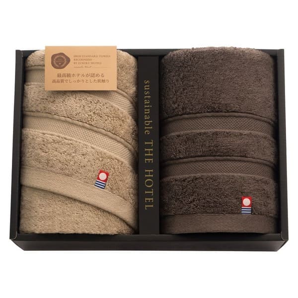 　　☆☆☆ 商品詳細 ☆☆☆ ●化粧箱／約220×300×50mm ●材質／綿100% ●内容／フェイスタオル（約330×800mm）×2 ●重量／約450g ●原産国／日本製