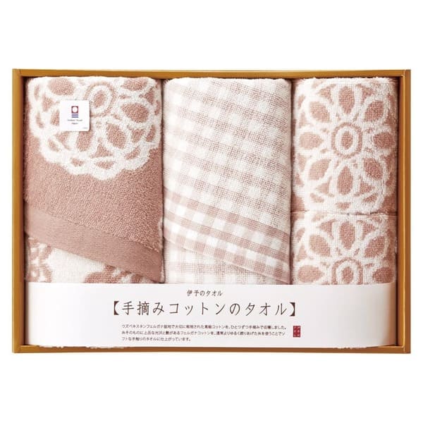 　　☆☆☆ 商品詳細 ☆☆☆ ●化粧箱／約240×330×60mm ●材質／綿100% ●内容／フェイスタオル（約340×800mm）・ウォッシュタオル（約340×350mm）×各2 ●重量／約450g ●原産国／日本製