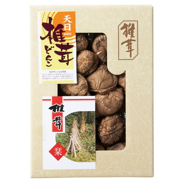 　　☆☆☆ 商品詳細 ☆☆☆ ●化粧箱入／約330×240×60mm ●内容／九州産天日処理どんこ椎茸（80g）×1