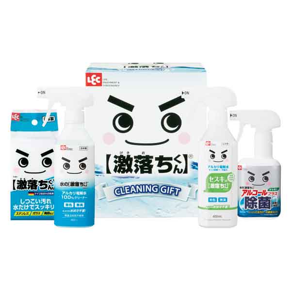 　　☆☆☆ 商品詳細 ☆☆☆ ●箱サイズ／約105×180×219mm ●内容／レック水の激落ちくん（400ml）・レック水の激落ちくん詰め替え（360ml）・レックセスキの激落ちくんシートキッチン用（20枚入）・レック【激落ちくん】×各1...