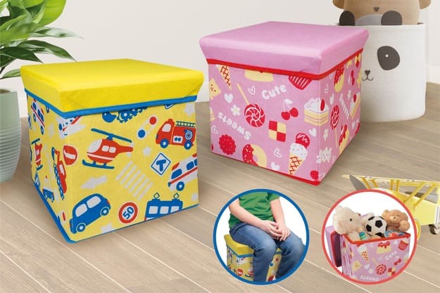 　　☆☆☆ 商品詳細 ☆☆☆ ●商品サイズ／約W25.5×D25.5×H24cm ●袋サイズ／約W26×D5×H26cm ●重量／約750g ●材質／不織布・段ボール・発泡材・MDF ●耐荷重／約80kg（座面）