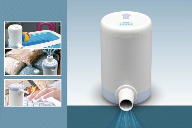 　　☆☆☆ 商品詳細 ☆☆☆ ●商品サイズ／65×50×905mm ●箱サイズ／95×60×135mm ●電源／USB充電 ●付属品／5種のノズル ※便利な送風機能付き ※空気を入れる、空気を抜く 2WAY