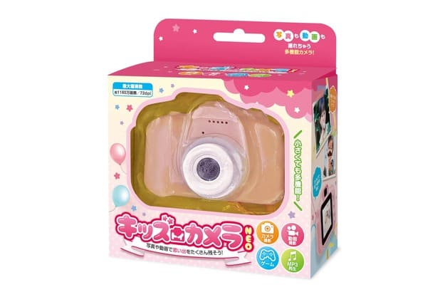 　　☆☆☆ 商品詳細 ☆☆☆ ●商品サイズ／85×50×65mm ●箱サイズ／120×60×135mm ●電源／USB充電 ●カラー／ブルー（4533）・ピンク（4534） ●機能／カメラ撮影・動画撮影・MP3再生・ゲーム 　カラー液晶11...