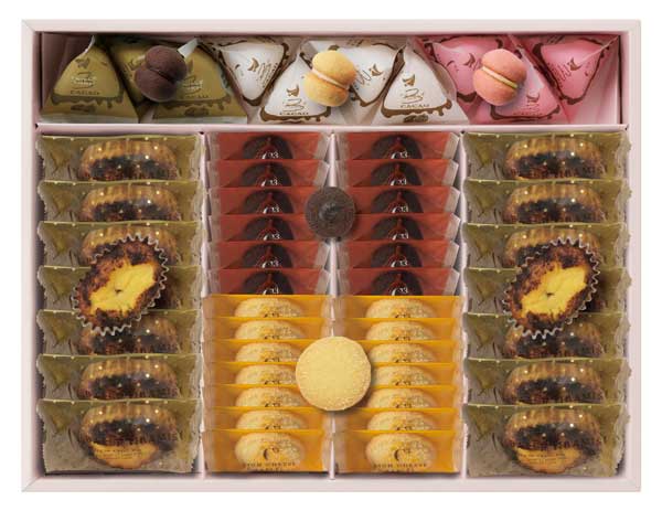 　　☆☆☆ 商品詳細 ☆☆☆ ●セット内容／焼きティラミス×14、サクッチ・ホロッチ×10（ミルク×4、いちご・チョコ×各3）、ハイカカオブラウニー×12、芳醇チーズサブレ×14 ●賞味期限／製造後90日 ●箱サイズ／302×394×55m...