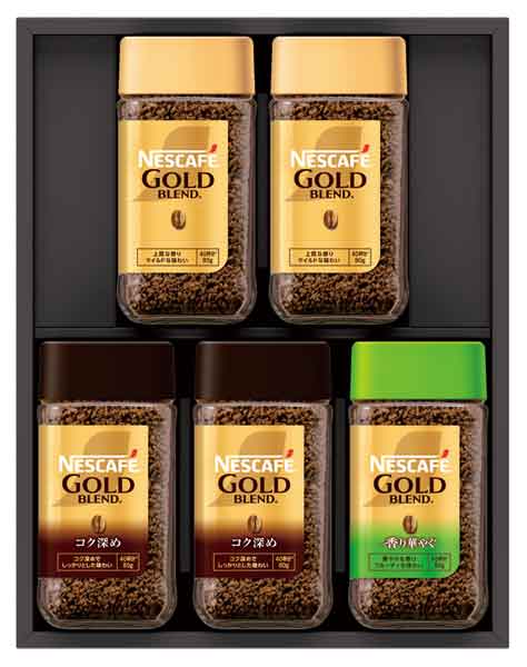 　　☆☆☆ 商品詳細 ☆☆☆ ●セット内容／ネスカフェ ゴールドブレンド80g・ネスカフェ ゴールドブレンド コク深め80g×各2・ネスカフェ ゴールドブレンド 香り華やぐ80g×1 ●賞味期限／製造後720日 ●箱サイズ／302×238×...