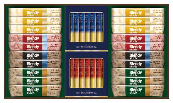 　　☆☆☆ 商品詳細 ☆☆☆ ●セット内容／ブレンディスティック×20（カフェオレ・ミルクたっぷり各14g×各6、甘さなし11.4g・ヘーゼルナッツオレ11g×各4）、ちょっと贅沢な珈琲店スティックブラック2g×14（ブラジルブレンド・モカ...