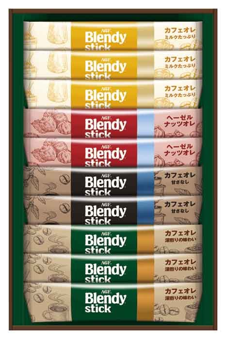 　　☆☆☆ 商品詳細 ☆☆☆ ●セット内容／ブレンディスティック×10（カフェオレ・ミルクたっぷり各14g×各3、甘さなし11.4g・ヘーゼルナッツオレ11g×各2） ●賞味期限／製造後750日 ●箱サイズ／252×162×21mm ●アレ...