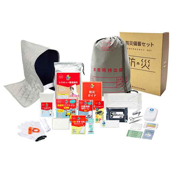 　　　☆☆☆ 商品詳細 ☆☆☆ ● 商品サイズ ／約340×440mm（持出リュック） ● 個装サイズ ／約310×240×90mm ●重量／約1100g ● セット内容／反射de持出リュック、防災ガイド、レスキュー簡易頭巾、レインポンチョ...