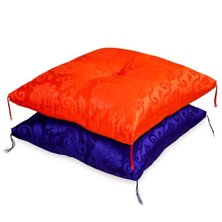 唐草模様 和綴じ 座布団 緞子判 の詳細 サイズ (約)65×69cm(厚さ18cm) 緞子判(どんすばん) 側生地 ポリエステル100% 詰め物 綿わた90% ポリエステル10% 1.7kg 仕様 和綴じ 備考 日本製 唐草模様 和綴じ ...