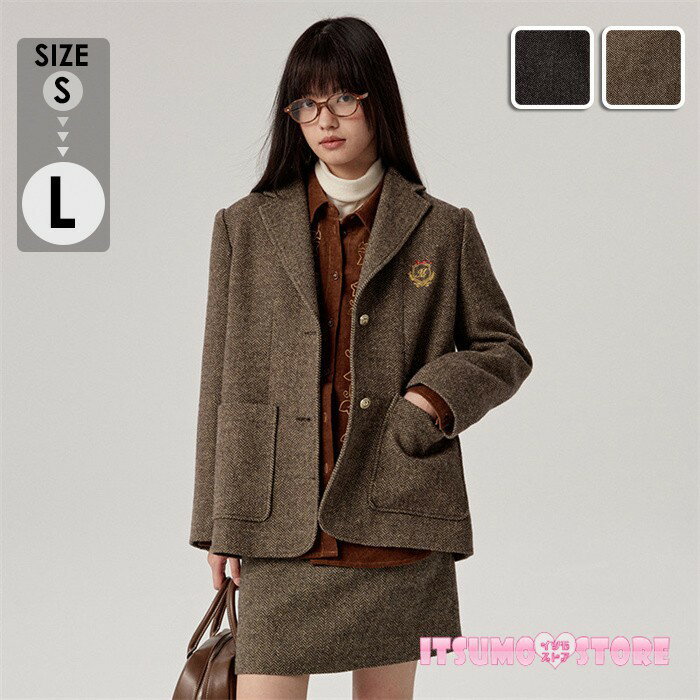 セット内容&nbsp;✽.*꙳ ジャケットジャケット＋スカート「記載のないアクセサリー、小物等は付属しません」 素材&nbsp;✽.*꙳ ブラウン：ウール42%|ポリエステル繊維58%...