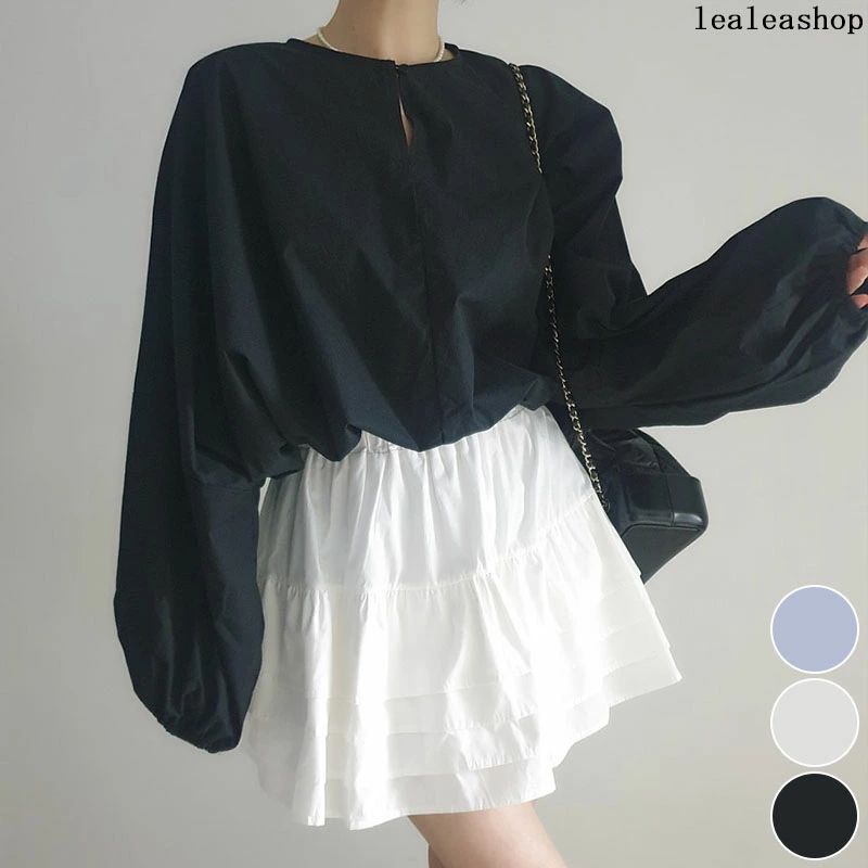 商品情報 商品内容 商品特徴 商品説明 ●カラー ブラック ブルー ホワイト ●サイズ F：着丈53cm バスト140cm 袖丈27cm ●素材 コットン50%、ポリエステル50% ●伸縮性 なし ●透け感 なし ●原産国 中国製 商品につ...