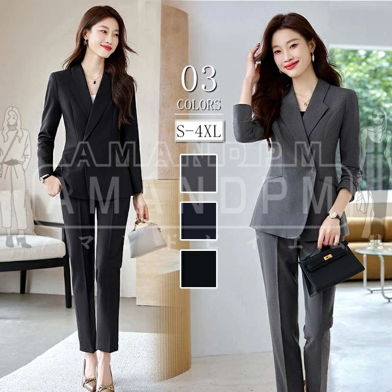 ◆サイズ詳細： Sサイズ ジャケット: 着丈66　バスト82-86　肩幅38　 ボトムス: 着丈91　ウエスト60-64　ヒップ88-92 Mサイズ ジャケット: 着丈67　バスト86-90　肩幅39　 ボトムス: 着丈92　ウエスト64-...