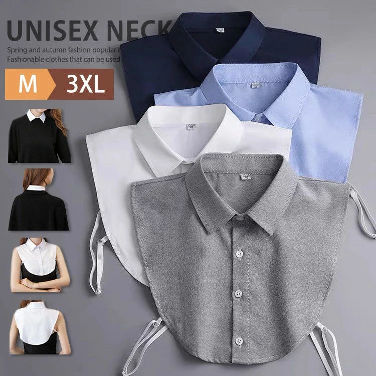 商品情報商品名つけ襟 付け襟 付け衿 レディース ブラウス シャツ インナー レイヤード 重ね着 角襟 付けえり シャツ風 レギュラーカラー カジュアル 無地 小物 首カバー素材綿、ポリエステルカラー白 グレー ブルー ネイビーサイズM L...