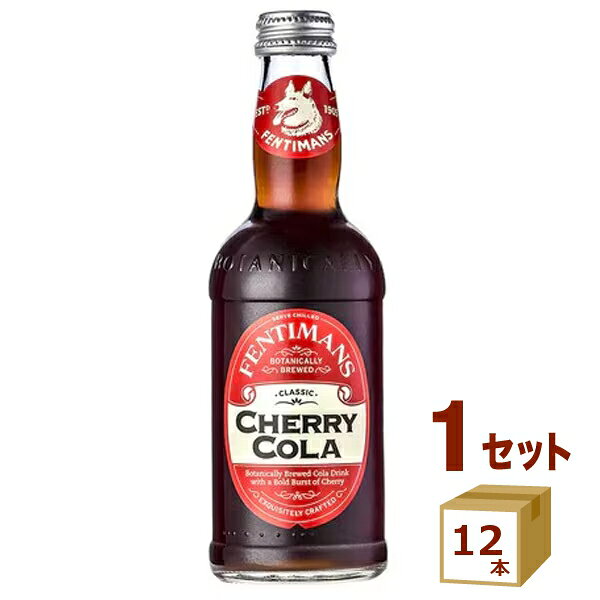【名称】フェンティマンス チェリー コーラ Fentimans ボタニカル イギリス産 ボタニカルドリンク 275ml×12本【商品詳細】「ボタニカル＝（植物）醸造」とは、自然素材の原材料を巧みに調合、発酵させることで良質なドリンクを作り出...