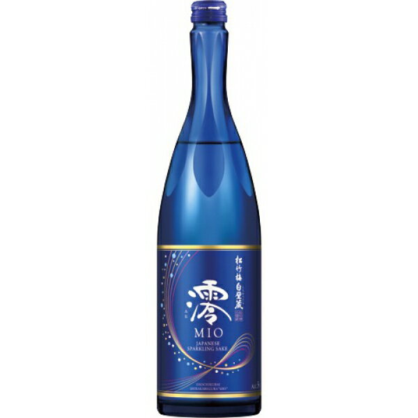 【名称】宝酒造 松竹梅 白壁蔵 澪 日本酒 スパークリング 750ml×12本【商品詳細】「日本酒のおいしさをもっと多くの人に」そんな想いからうまれた低アルコールのスパークリング日本酒です。マスカットのようなフルーティーな香りとやさしい甘み...