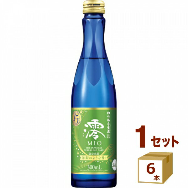 【名称】宝酒造 松竹梅 白壁蔵 澪 mio ミオ 洋梨のような香り 300ml×6本【商品詳細】●ひと口で華やかに広がる、洋梨のような香り 甘く芳醇な洋梨のような香りを、独自の技術で表現しました。 洋梨を思わせる華やかな香りを生み出す特別な...