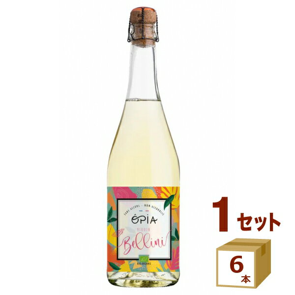 【名称】OPIA オピア ベリーニ スパークリング オーガニック ピエール・シャヴァン ノンアルコールワイン フランス 750ml×6本【商品詳細】OPIA Bellini オーガニック認証：ECOCERT、EU有機認証（ユーロリーフ、AB...