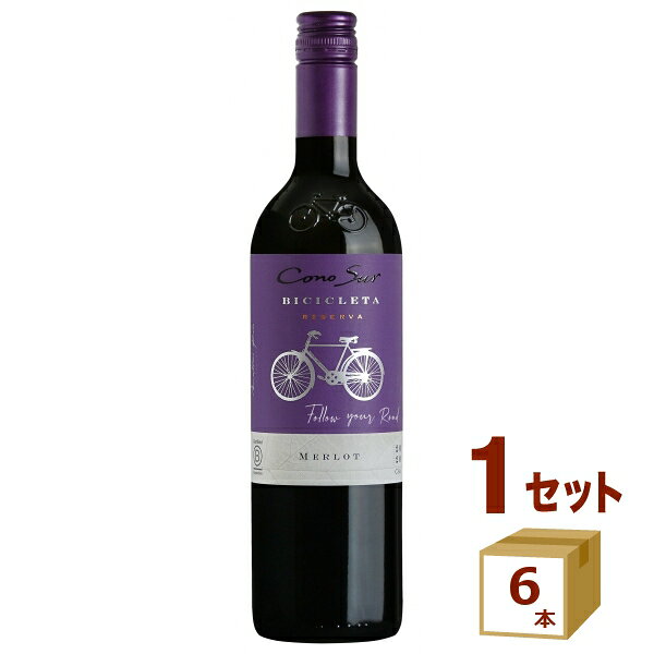 【名称】コノスル メルロー ビシクレタ レゼルバ 赤ワイン チリ 750ml×6本 【商品詳細】Cono Sur Merlot Bicicleta Reserva 黒みがかった濃いルビー色。鮮烈なラズベリーにコーヒーやチョコレートのニュアン...