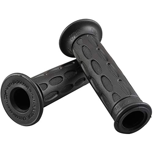 ブラック/125mm/98033・パッケージ個数:1・【用途】バイク用22mmハンドルグリップ・【材質】スタンダードラバー・【仕様1】サイズ:125mm、内径(左/右):22mm/25mm・【仕様2】エンド貫通タイプ・【用途】ツーリングから...