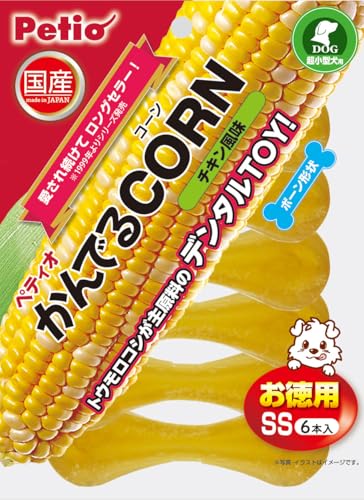 チキン風味マルチカラー/Extra Small 6 Count/W27507・Style:チキン風味Size:Extra Small 6 Count・トウモロコシが主原料のデンタルTOY・原産国:日本商品紹介 ・トウモロコシを主原料としたユ...