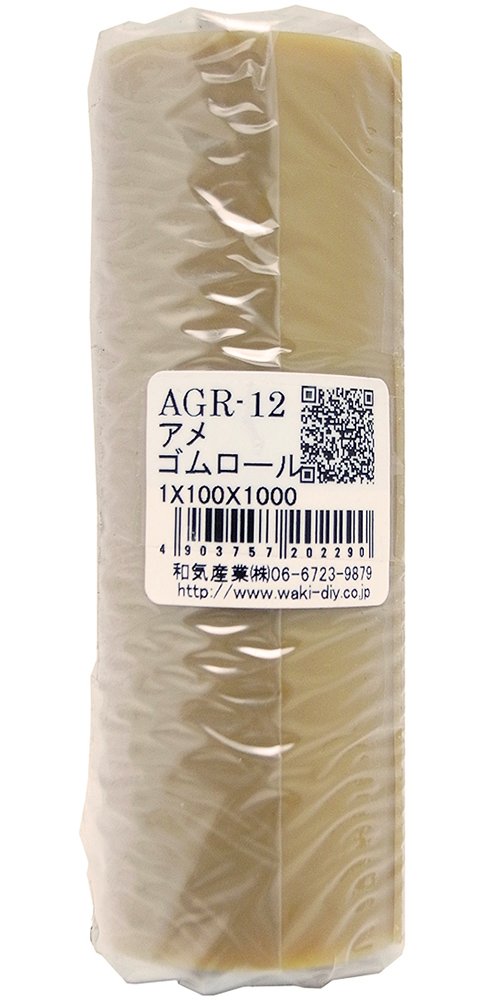 ベージュ/1mm/AGR-12・Size:1mm・パッケージ個数:1・サイズ:厚み1X幅100X長さ1000mm・材質:天然ゴム・用途:スベリ止め、クッションなどの用途・耐摩耗性と反撥弾性に強い。・ブランド:和気産業耐摩耗性、弾力性に富み、...