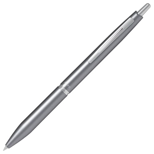 0.5mmメタリックグレー/化粧箱/BAC-1SEF-MGY・Color:メタリックグレー・パッケージ個数:1・なめらかな筆記が特長の「アクロインキ」を採用したスリムタイプの油性ボールペン・ボディの先端が太く、握りやすい形状。重心が前方にあ...