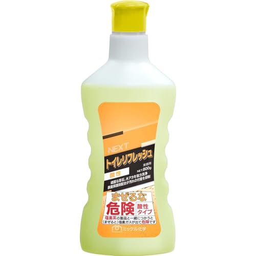 やや不透明な黄色/-/299506・パッケージ個数:1・増粘タイプの液剤が汚れに密着し、便器に付着した尿石や水アカを強力に分解します。・悪臭や汚れの原因となる菌をしっかりと除菌し、表面保護剤が汚れの付着を抑制します。・ラクラク作業でしっかり...