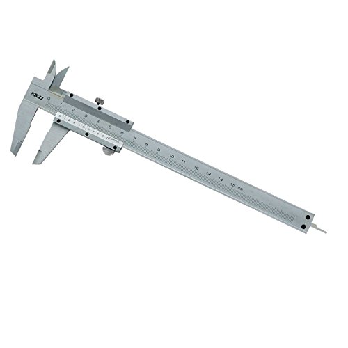 アナログ-/150mm/150mm・Size:150mm・パッケージ個数:1・用途:外径・内径・段差・深さの測定・特徴:メッキ加工を施してあり、サビや汚れに強い・測定範囲:0.05mm〜150mm、精度:±0.1mm・材質:ハイカーボン・ス...