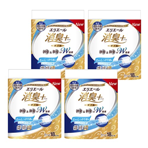 ホワイト/18ロール×4パック/-・PatternName:ケース品(4パック)・パッケージ個数:1・トイレットペーパ●天然由来のW消臭成分(柿タンニン& 茶カテキン)に加えて揮発性消臭成分 を配合し、気になるニオイをしっかり消 臭。 ●防...