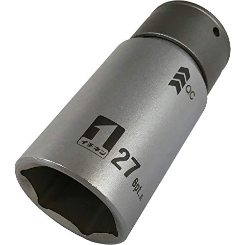 -/27mm/19809・Size:27mm・パッケージ個数:1・ユニット数1.0・差込角(mm):12.7・対辺寸法(mm):27・全長(mm):78・対辺形状:6角面倒なOリングやピンが不要で取替え時の紛失すること無く、ソケットの装着が...