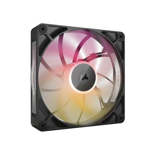 ブラック/-/CO-9051035-WW・パッケージ個数:1・CORSAIR iCUE LINKシステムに対応した増設用140mmファンです。付属するiCUE LINKケーブル、またはアクティブコネクターでiCUE LINKシステムハブ（別...