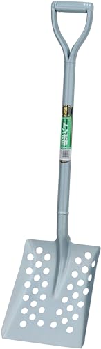 フラットショベルシルバー/-/970mm・パッケージ個数:1・全長:970mm・刃巾:255mm・刃長:300mm・仕様:シルバーメタリック仕上げ・焼き入れ焼き戻し処理・柄:ハイテンションパイプ従来のショベルに比べ、軽量・低騒音化したショベ...