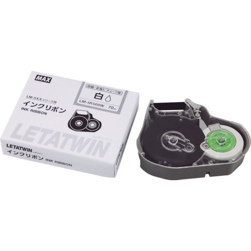 白/Pack of 1/LM-IR500W・パッケージ個数:1・明工社LM-500、LM-500W、LM-550W専用インクリボン