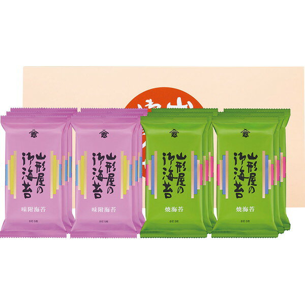 ●内容／味付海苔、焼海苔　各6袋（8切5枚）●原産国／日本●外箱サイズ／16×32.5×7cm