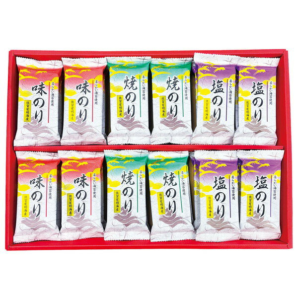 ●内容／味のり8切4枚8袋、焼のり8切4枚8袋、塩のり8切4枚8袋