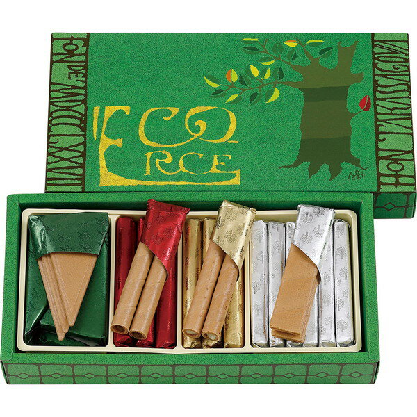 ●内容／三角3枚×4包、短冊2枚×6包、丸型ミルクチョコ2本×3包、丸型ホワイトチョコ2本×3包