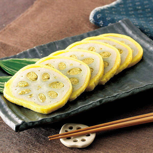 肥後藩主細川忠利公の栄養食として森平五郎が考案した熊本名物。シャキシャキの蓮根とツーンと鼻に抜けるからし味噌のコンビネーションが絶妙です。●内容／265g×2●賞味期限／冷蔵4日以上●特定原材料8品目／小麦
