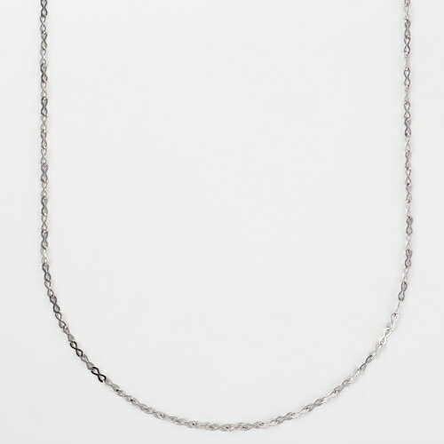 地金素材 K18WG 総重量 1.35g 留め金具 引き輪 寸法 長さ：最長45cm（フリーチェーン） チェーンの幅：1.4mmx0.5mm（厚み） ※金具部分のデザインは、ロットにより 　一部変更になる場合がございます。 すぐに取り寄せO...