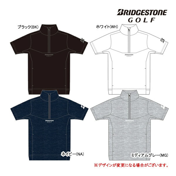ブリヂストン ゴルフ 26年春夏ウエア 新作 メンズ 半袖ハーフZIPジャケット IGM01B ゴルフウェア BRIDGESTONE GOLF BS ハーフジップ 半袖 高通気 ストレッチ 肌寒い時期に便利なハーフZIPジャケット。 ストレ...
