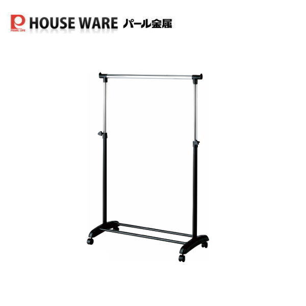 SP極太パイプハンガー シングル N-7597 キャスター付きなので、移動がカンタン。　 スペース・用途に合わせて、高さを自由に調節できます。 サイズ（約） 幅800×奥行385×高さ905～1510mm 耐荷重（約） 20kg 材質 パイ...