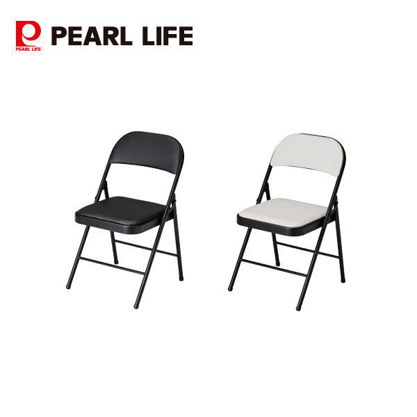 折りたたみルームチェア N-7146 N-7147 ブラック ブラック/ホワイト 使わない時は折りたたんで収納できます。 サイズ（約） 幅465×奥行500×高さ780mm（座面高430mm） 原産国 中国 &nbsp;＜ご購入前に必ずお読...