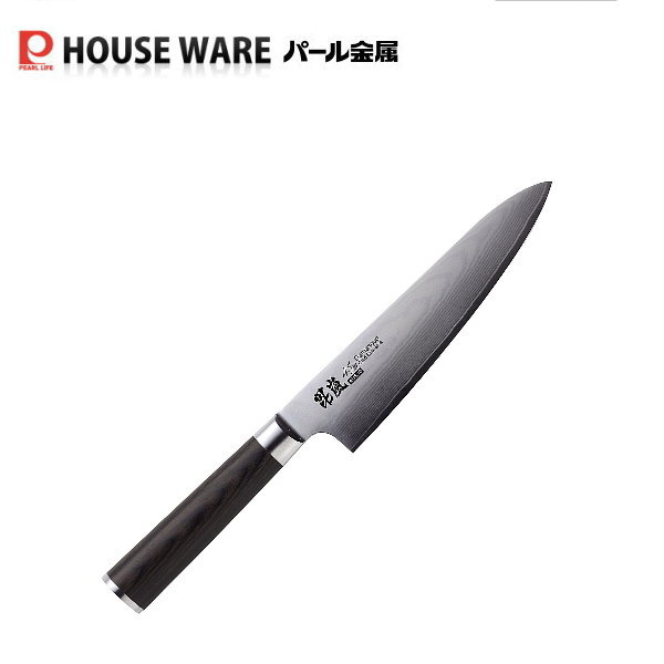 毘嵐 ダマスカス45層AUS10 洋包丁180 F-2342 芯材には、硬く、耐摩耗性に優れたAUS10高硬度ステンレス鋼を使用。 曲がりにくく折れにくい。 刃先の耐腐食性・耐久性向上。 魅力的な美しさ。 仕様 ブレード/板厚2.5mm ブ...