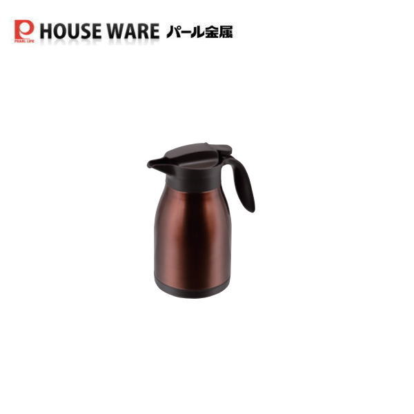 ネオイーシス ステンレステーブルポット1.5L ブラウン HB-1566 卓上ステンレスポット 電気を使わず保冷・保温。 サイズ（約） 幅195×奥行135×高さ245mm 原産国 中国 &nbsp;＜ご購入前に必ずお読みください。＞ ※当...
