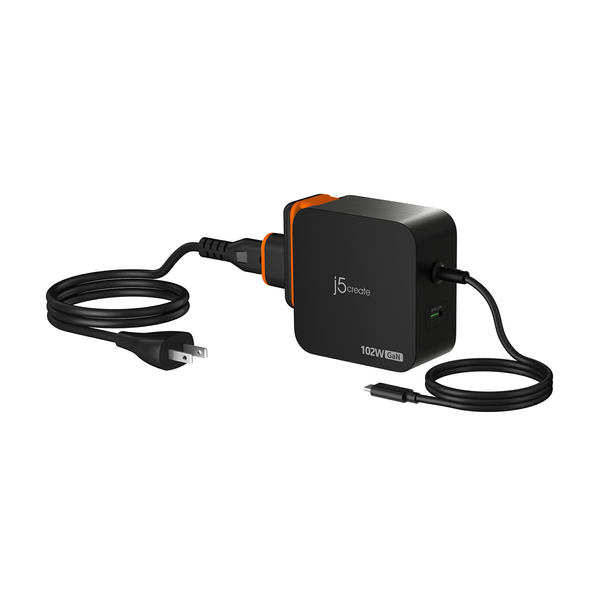 【JUP25100P-EJ 　コンセントを塞がない！差込口2way切換え可能、USB-C軽量急速充電器】 圧倒的なパワー、かつてない携帯性。102Wナノ・スーパー・チャージャー新登場。未来の充電体験を。革新的なUSB-C対応 102W ナノ...