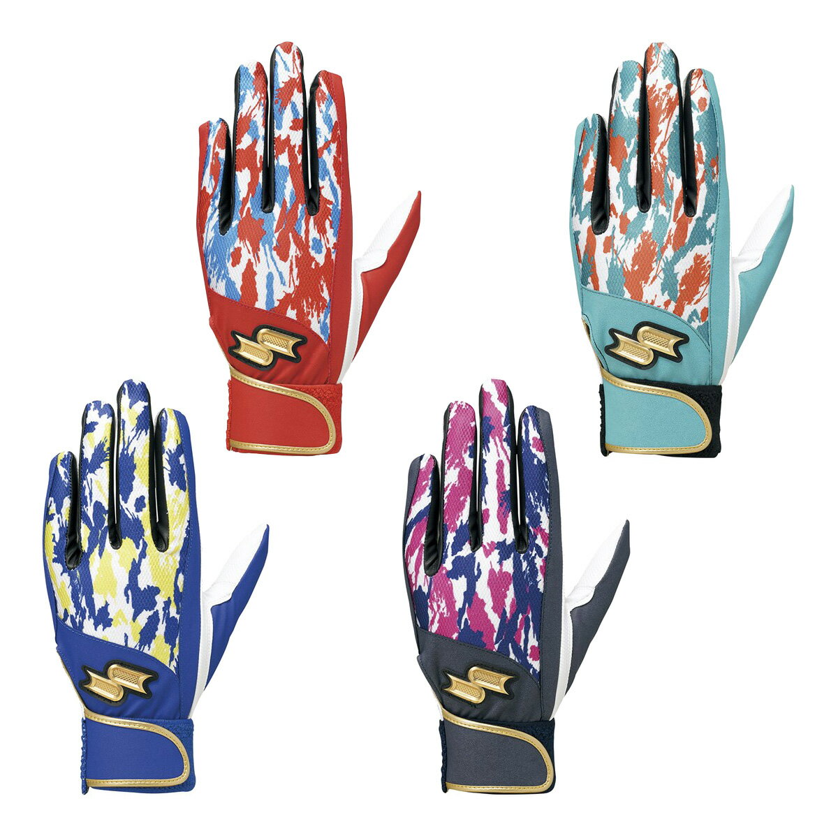 【商品説明】 SSK野球の一般用シングルバンド手袋（両手） 製造の工程上右手・左手で柄の見え方が異なります。 【商品特徴】 ・デュアルグリップ ・デジグラブ ・水洗い可能 【素材】 合成皮革×合成繊維 【サイズ】 S(22〜23cm)／M(...