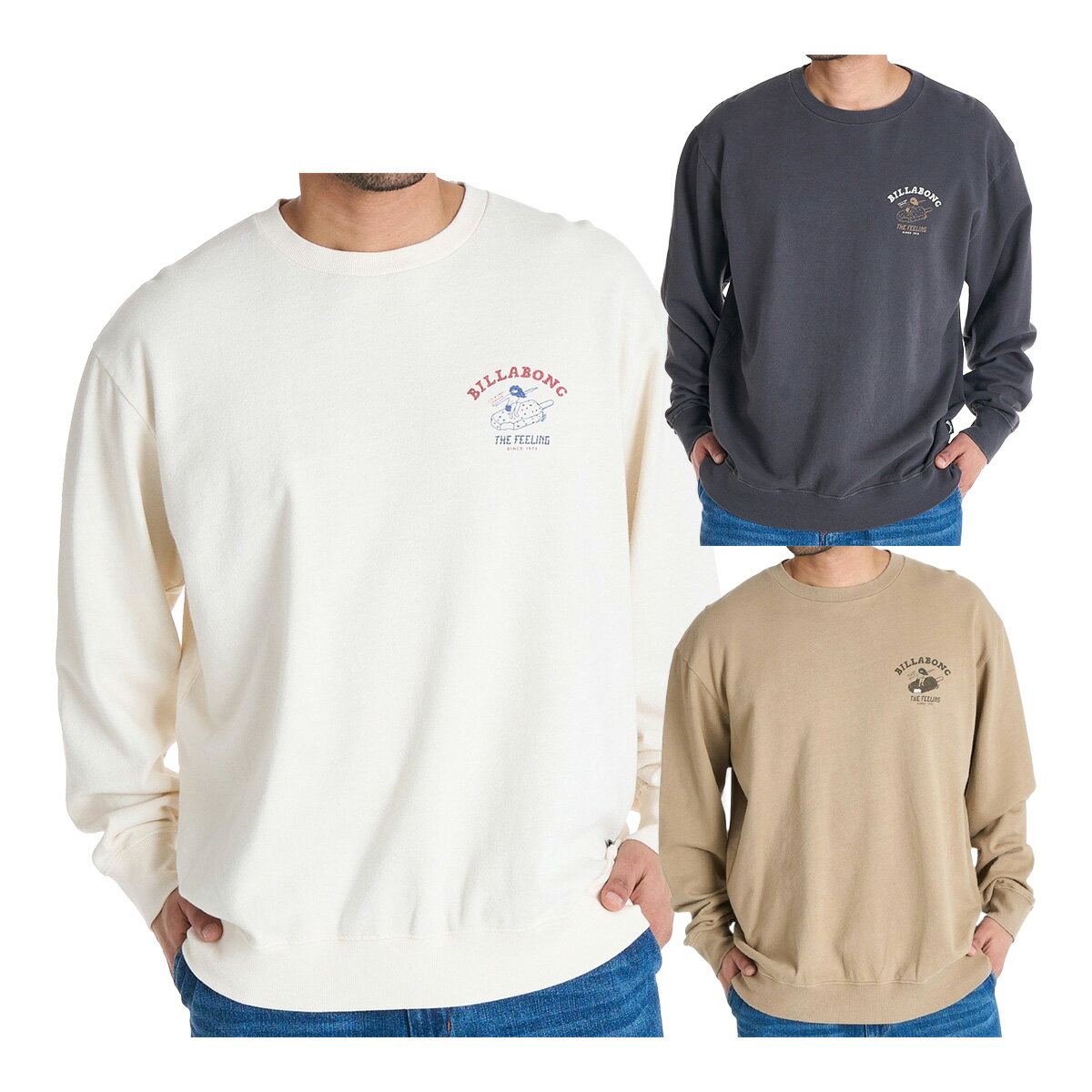 【商品説明】 アイスバーで波乗りするヒッピーサーファーをプリントしたスウェットプルオーバー。 凹凸感のあるスラブインレー裏毛生地に独自の洗い加工WAVE WASEDを施し、ヴィンテージライクに仕上げました。 生地厚はライトウェイト。シルエッ...